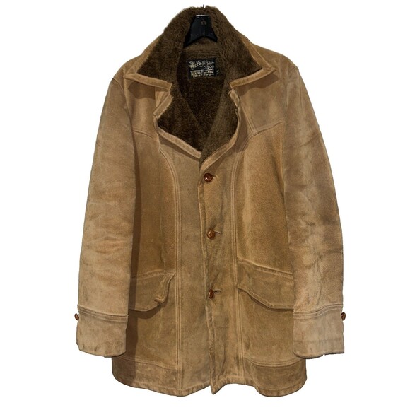 Sears | Jackets & Coats | The Leather Shop Sears Mens Vintage Shearling ...